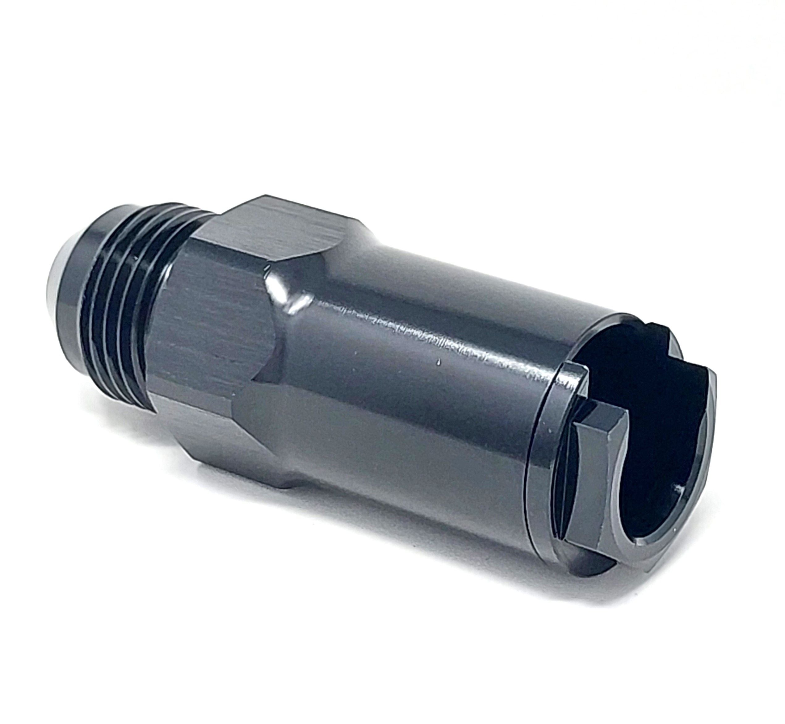 -8 AN to 1/2" Quick Connect Fuel Line Adapter Fitting for 6.6 Duramax ...